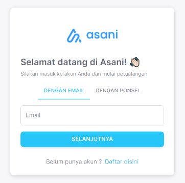 Panduan Pembuatan Tiket Laporan Kendala Unit Asani - ASANI